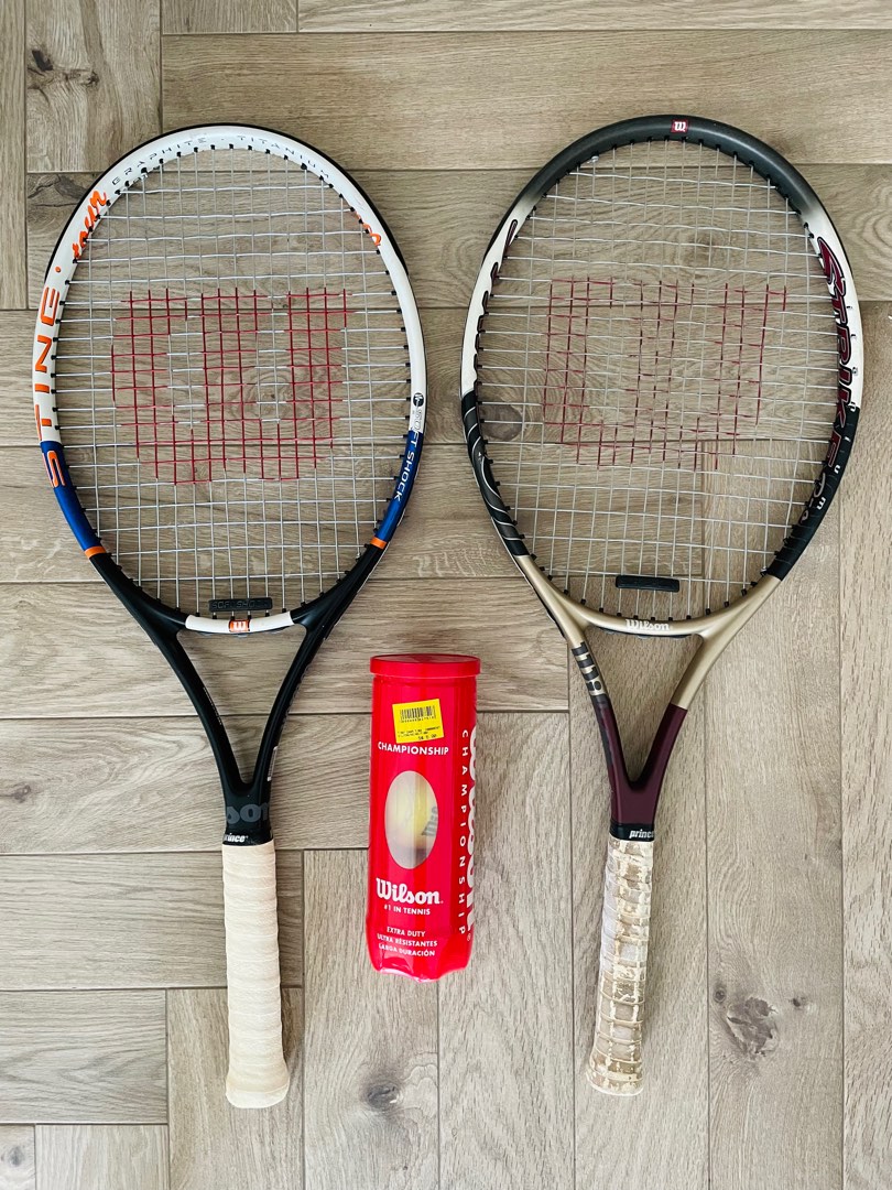 Wilson Tennis Rackets, Sports Equipment, Sports & Games, Racket & Ball ...