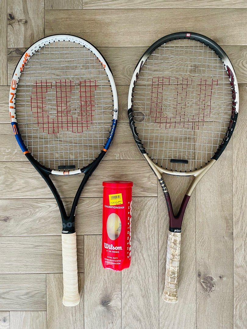 Wilson Tennis Rackets, Sports Equipment, Sports & Games, Racket & Ball ...