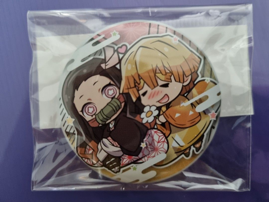 WTS demon slayer nezuko and zenitsu badge, Hobbies & Toys, Memorabilia ...