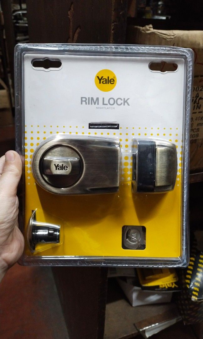 Yale rim locks with 4 dimple keys #vy2t us5 antique finish, Furniture ...