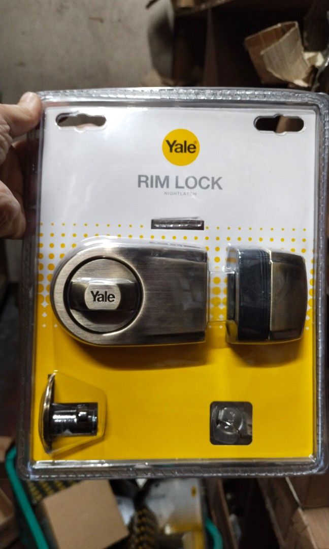 Yale rim locks with 4 dimple keys #vy2t us5 antique finish, Furniture & Home Living, Security ...