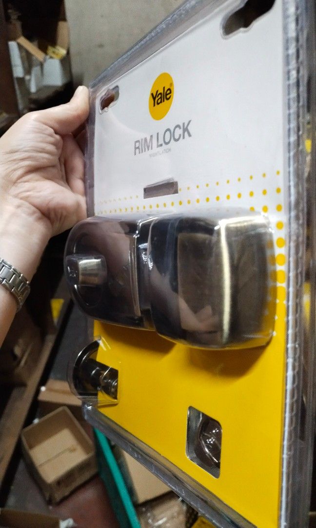 Yale rim locks with 4 dimple keys #vy2t us5 antique finish, Furniture ...