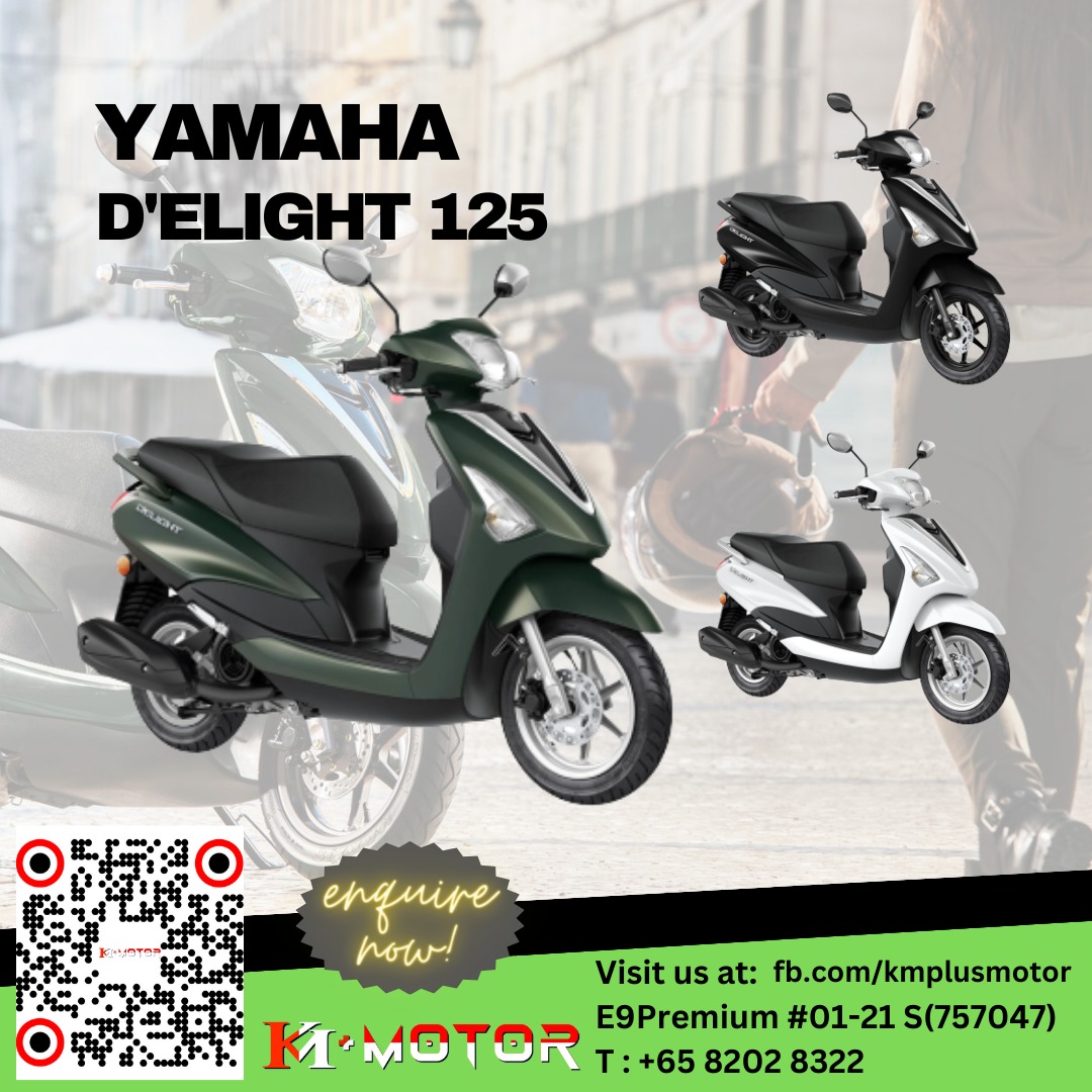 YAMAHA D'ELIGHT 125 AUTOMATIC AUTO MATIC SCOOTER BRAND NEW MOTOR CYCLE ...
