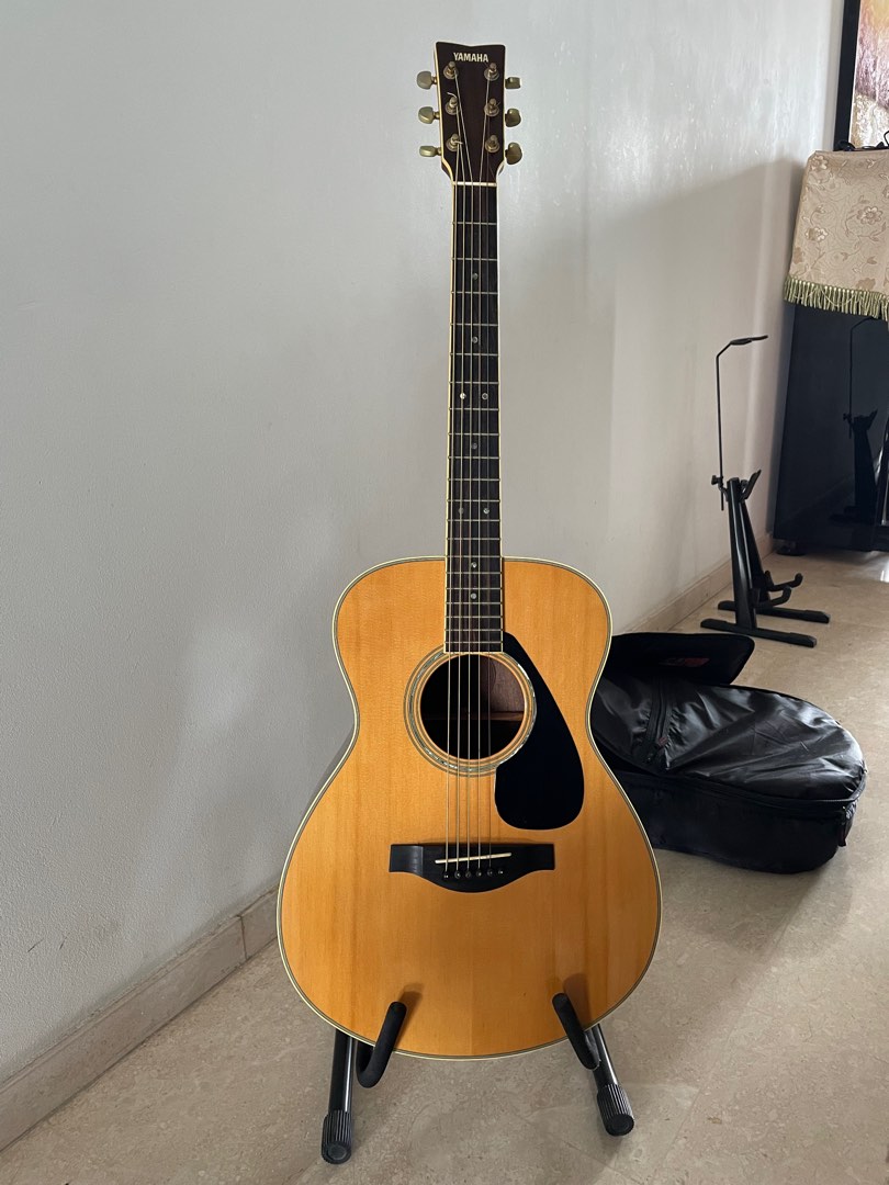 Yamaha LS16 Hardwood Acoustic Guitar, Hobbies & Toys, Music & Media ...