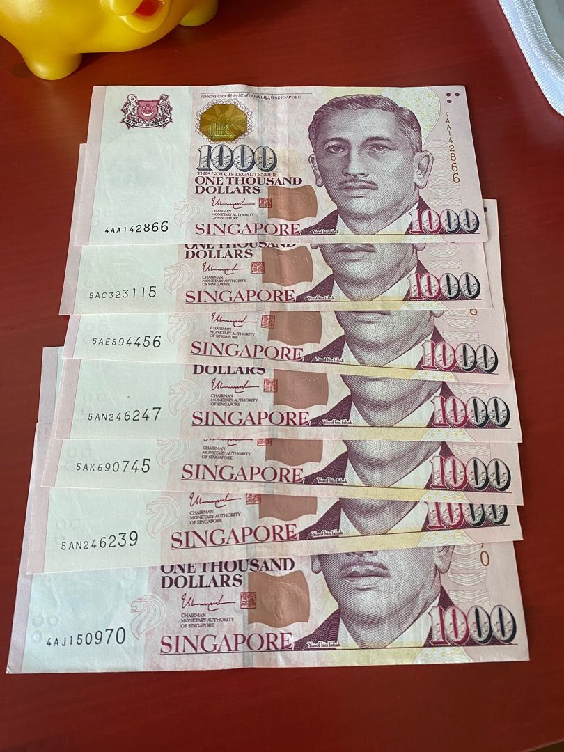 $1000 note - unc / about unc $1k notes, Hobbies & Toys, Memorabilia ...