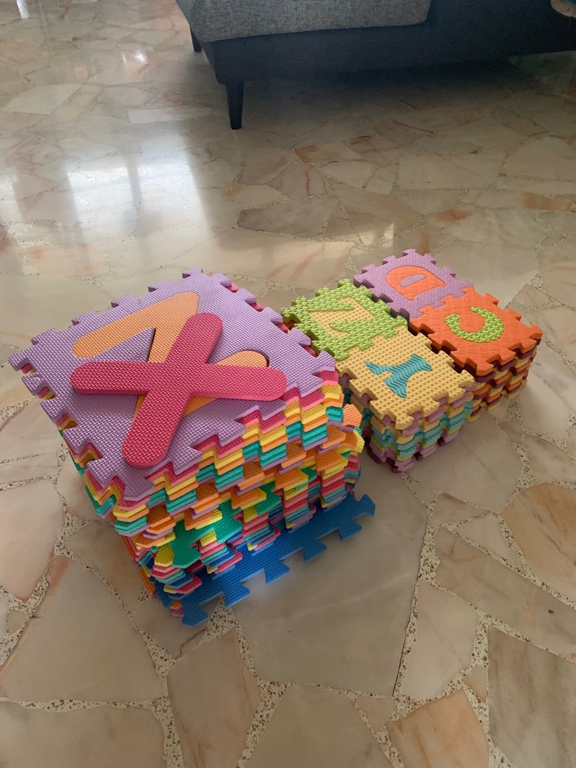 2 sets of ABC playmat, Babies & Kids, Infant Playtime on Carousell