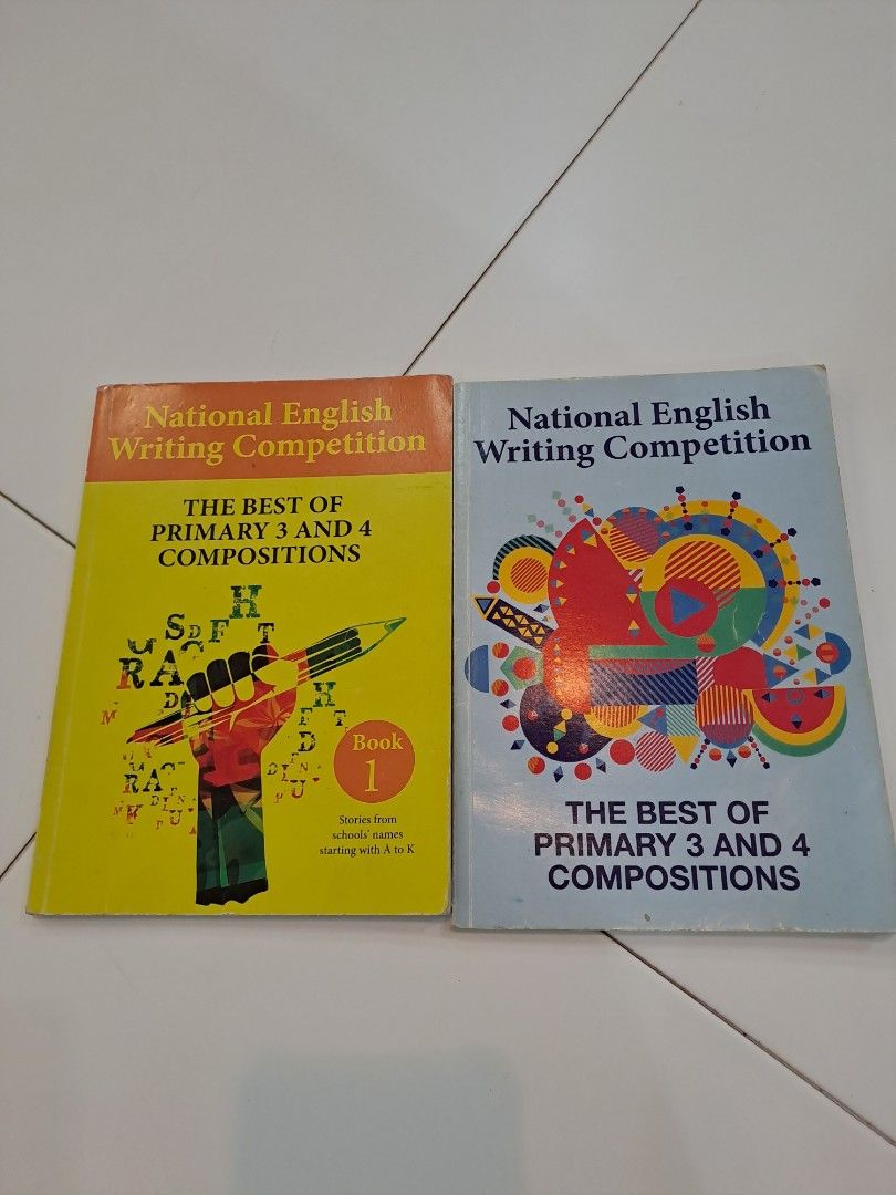 2pc National english writing competition books, Hobbies & Toys, Books ...