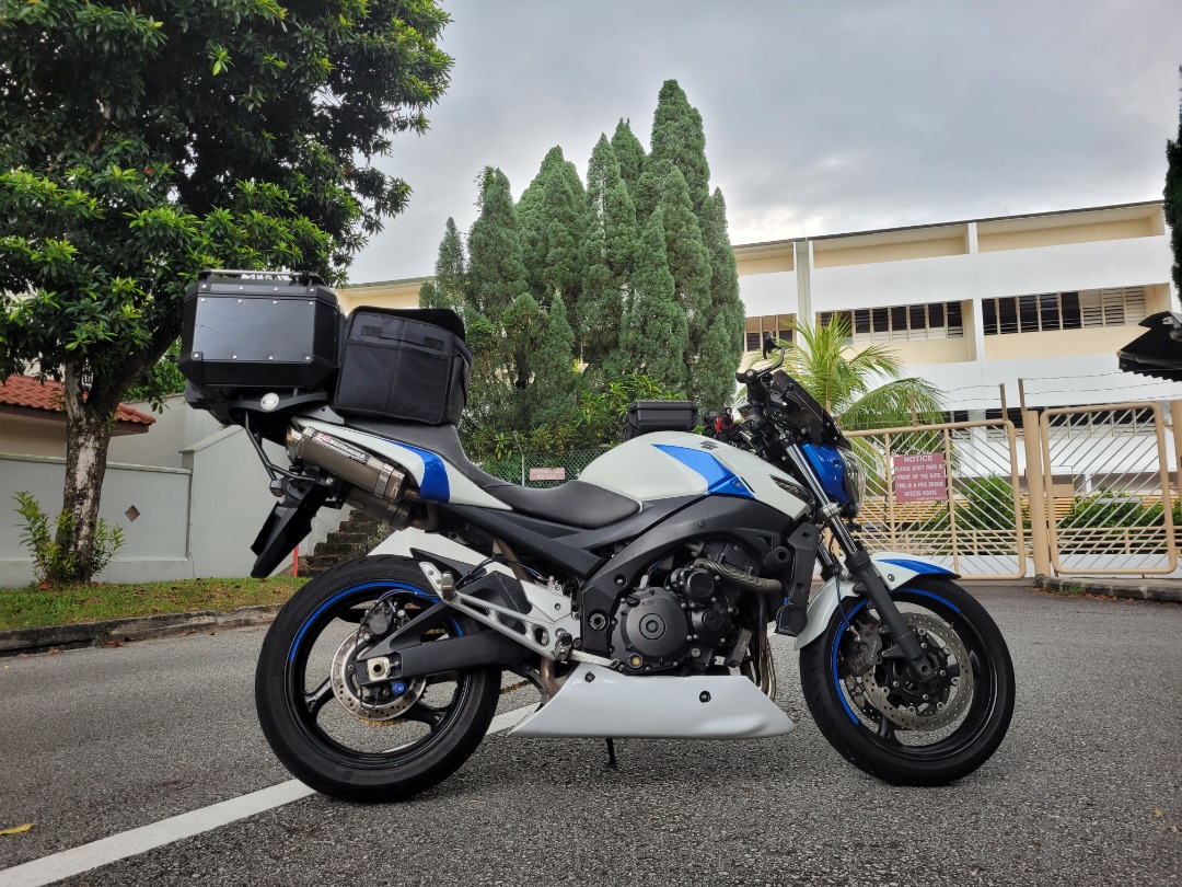 61 Horsepower | Suzuki GSR400 Yohsimura Twin Tri-oval Exhaust | Most ...