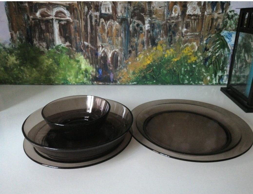 70s Vintage Vereco France Amber Glassware, Hobbies & Toys, Memorabilia ...