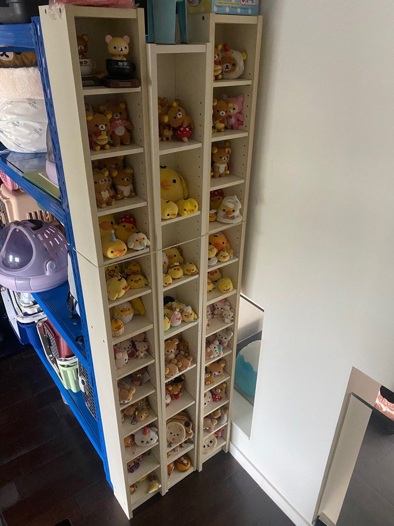 實用 公仔 figure bearbrick laws 展示櫃 三個 儲物架 裝飾架 貨架 儲存量大 層架 儲物櫃 書架 鬆弛熊 鼻窿雞 ...