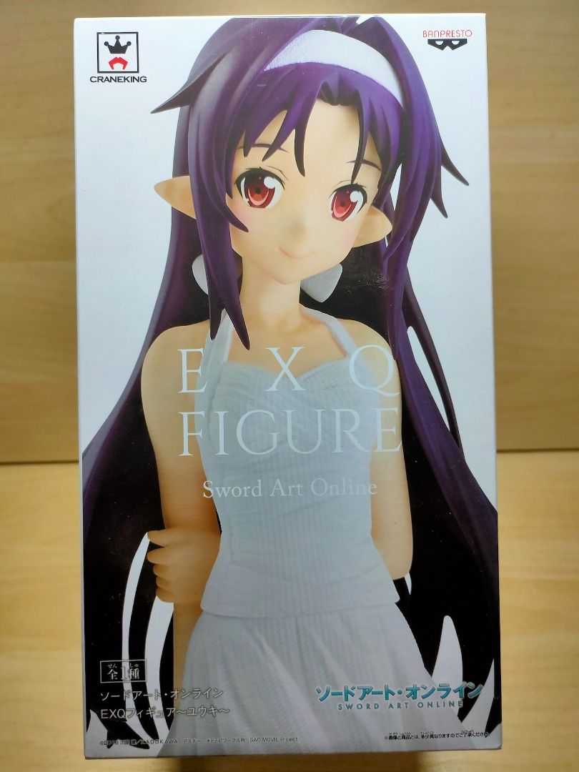 刀劍神域 SAO ~ EXQ 景品 figure (H款) (桐人 亞絲娜 結衣 直葉 詩乃 有紀 尤娜 YUNA etc.), 興趣及遊戲 ...