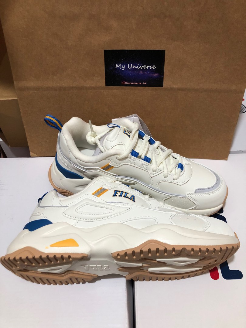 (現貨) 韓國FILA RAYFLIDE 黃藍色運動鞋 250mm, 女裝, 鞋, 波鞋 - Carousell