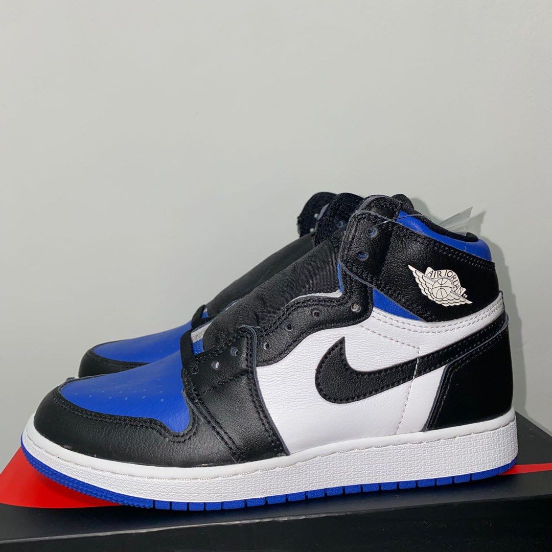 Air Jordan 1 Royal Toe Gs, Men's Fashion, Footwear, Sneakers on Carousell