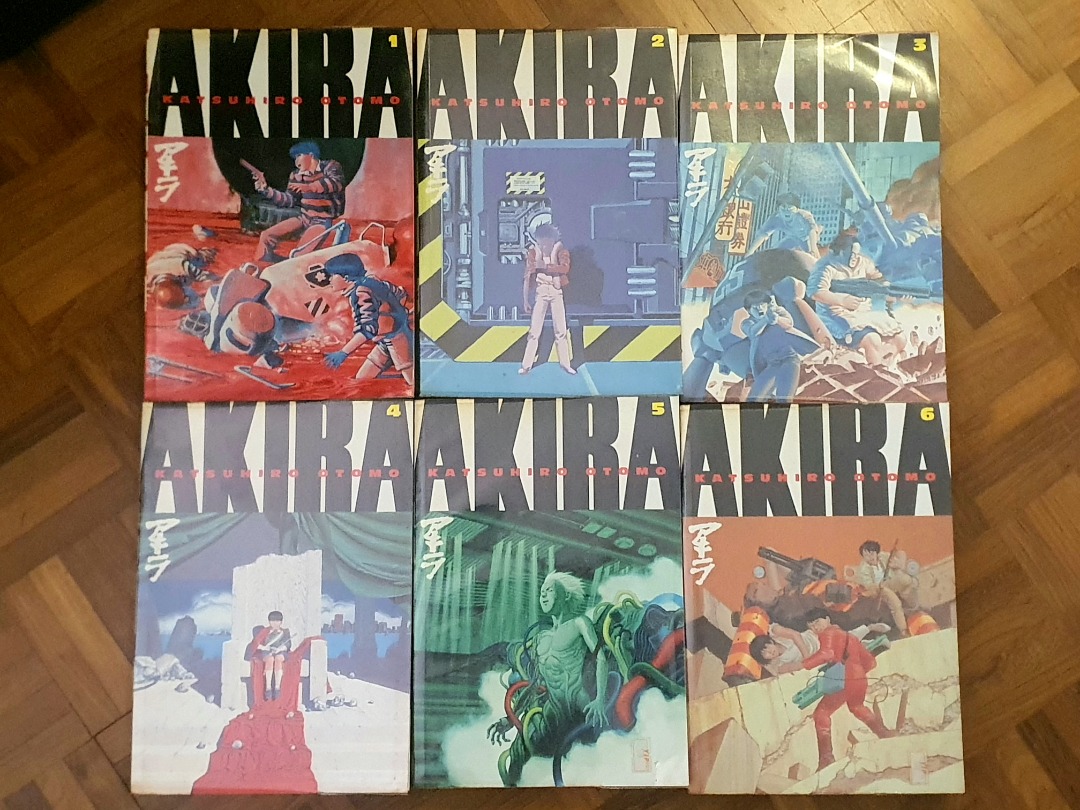 Akira Graphic Novel - Complete Collection - 6 Volumes, Hobbies & Toys ...