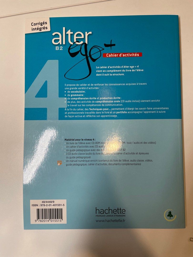 Alter Ego 4 / B2 workbook, Hobbies & Toys, Books & Magazines, Textbooks on Carousell