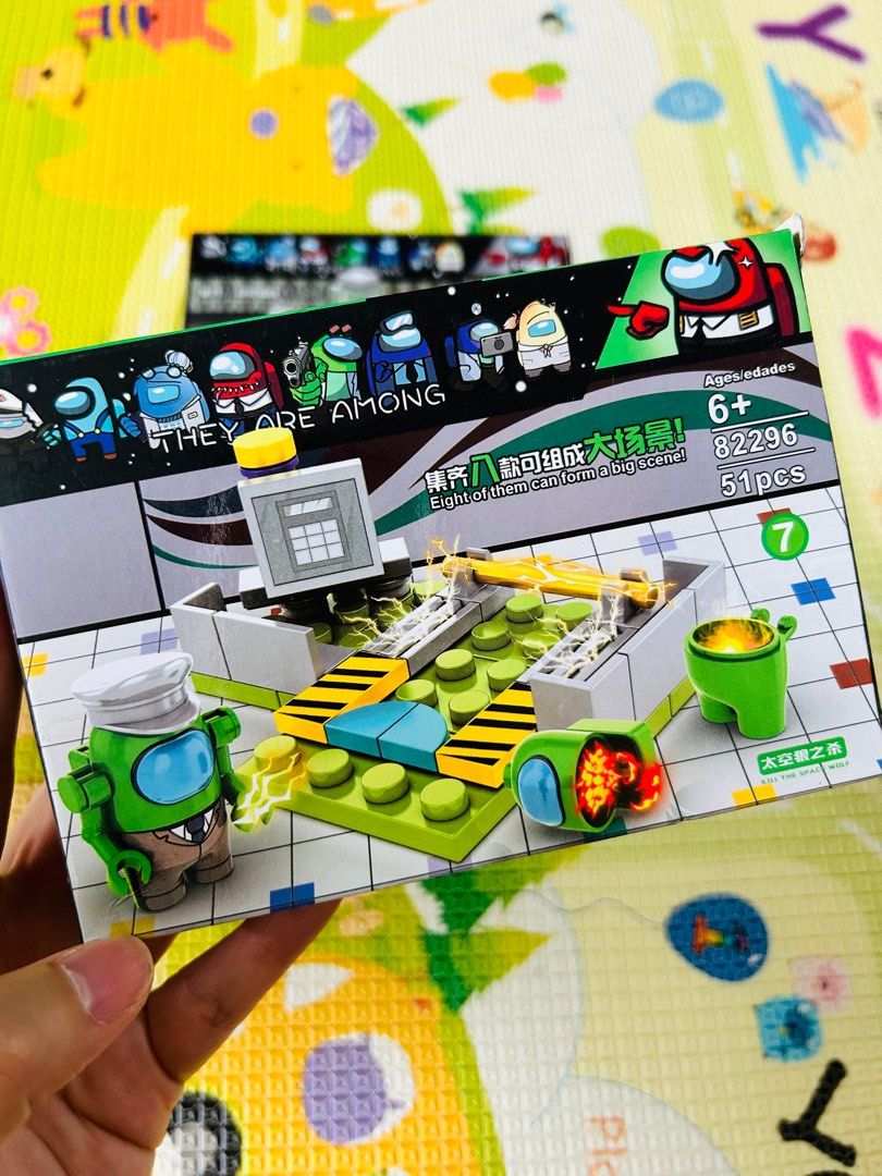 Among Us Building Blocks, Hobbies & Toys, Toys & Games on Carousell