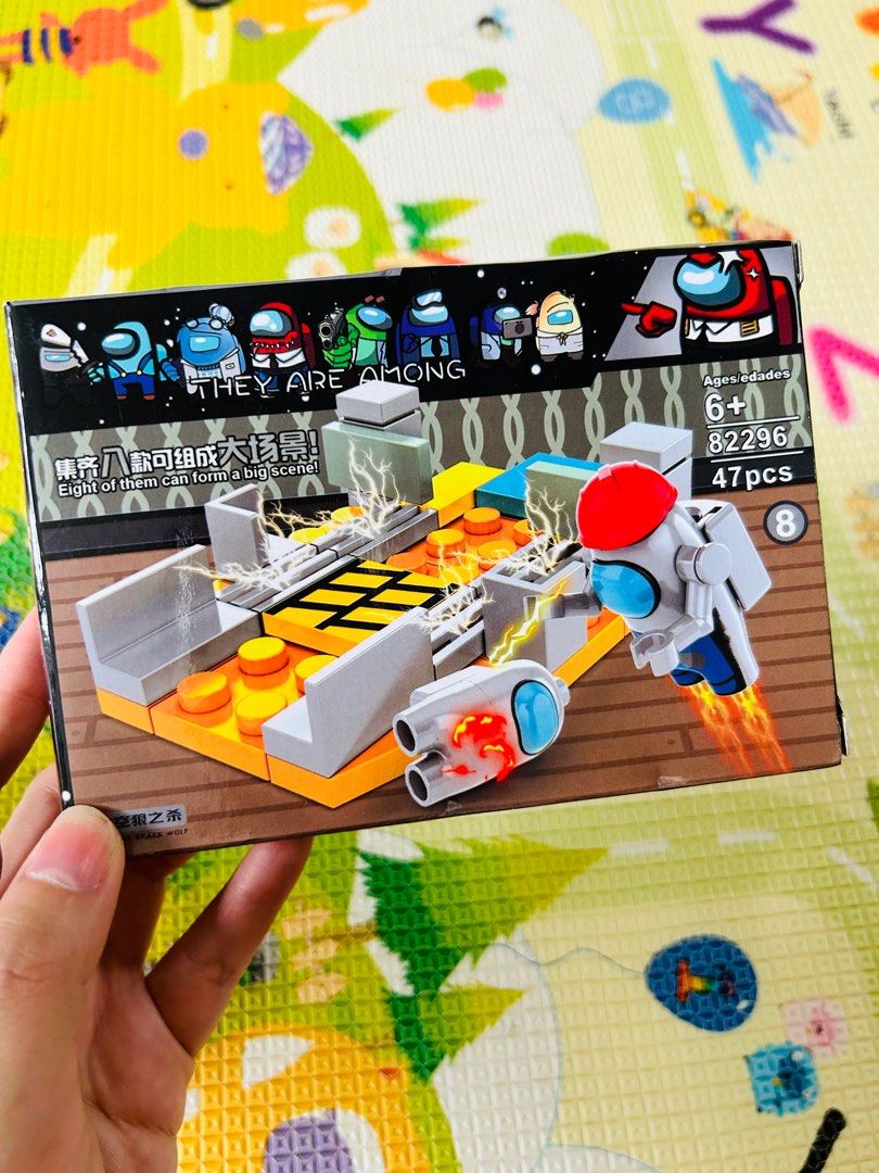 Among Us Building Blocks, Hobbies & Toys, Toys & Games on Carousell