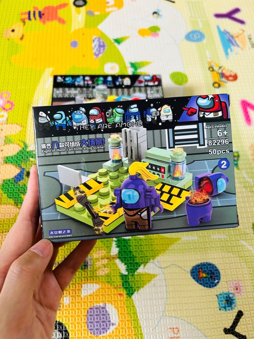 Among Us Building Blocks, Hobbies & Toys, Toys & Games on Carousell