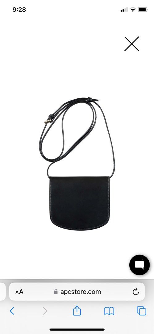 APC Dina Mini Black Crossbody Bag, Women's Fashion, Bags & Wallets ...