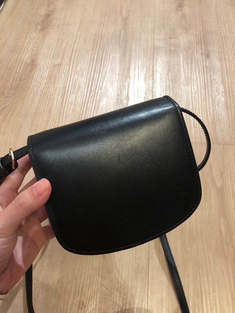 APC Dina Mini Black Crossbody Bag, Women's Fashion, Bags & Wallets ...