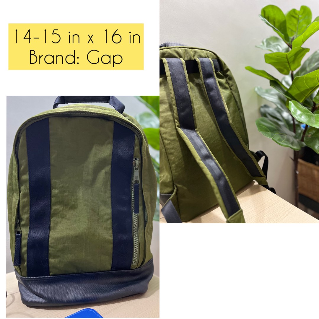 Army color - Gap Backpack, Men's Fashion, Bags, Backpacks on Carousell