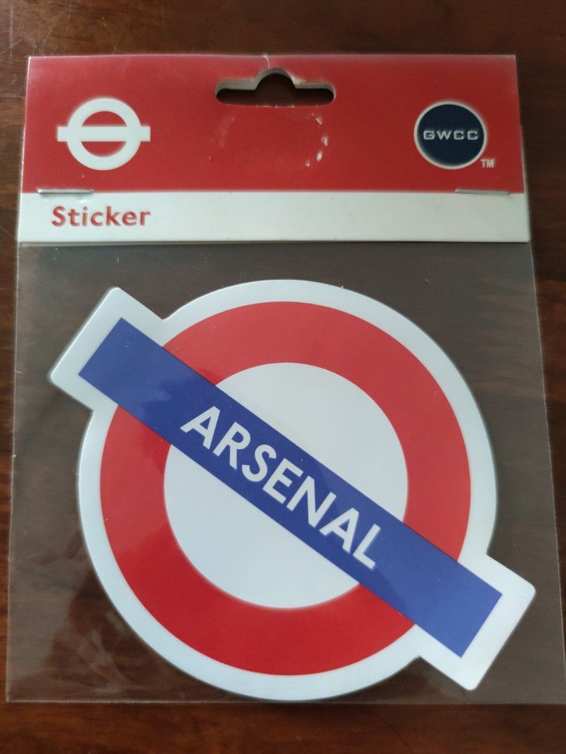 Arsenal tube sticker, Sports Equipment, Other Sports Equipment and ...