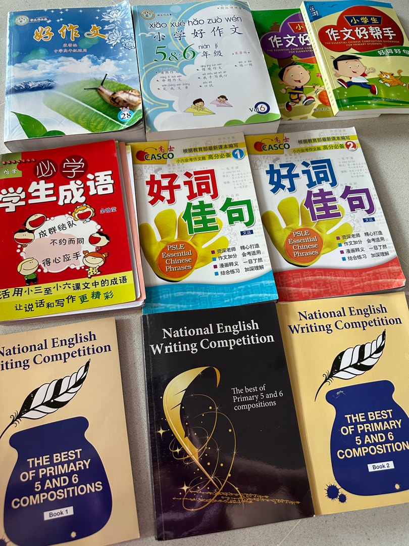 Assorted books for P5 and P6, Everything Else on Carousell