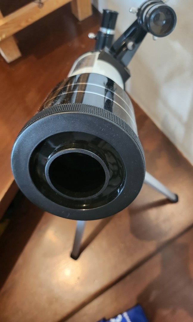 Astronomical Telescope With Viewfinder X High Definition X High Power