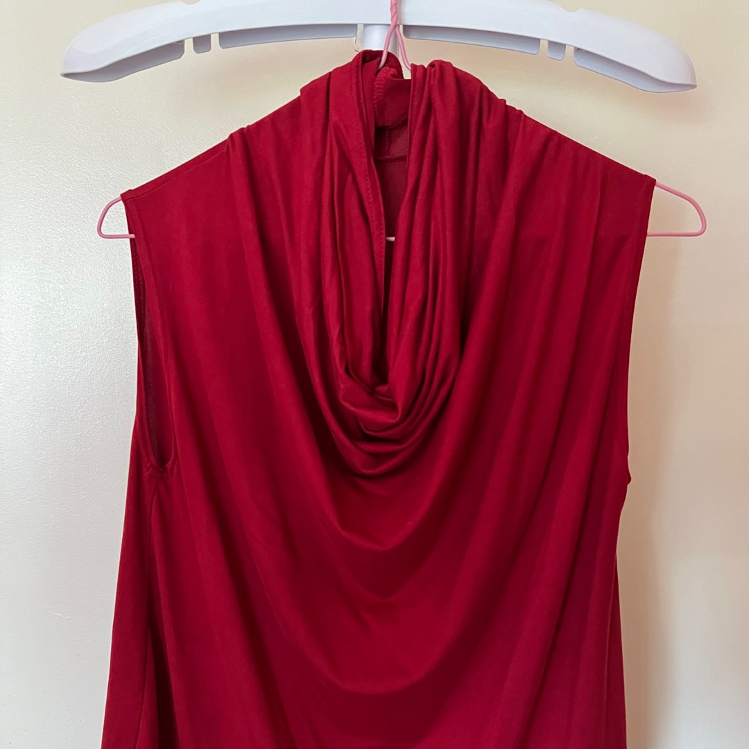 Ate by Tata Butter Soft Cowl Neck Top, Women's Fashion, Tops, Blouses ...