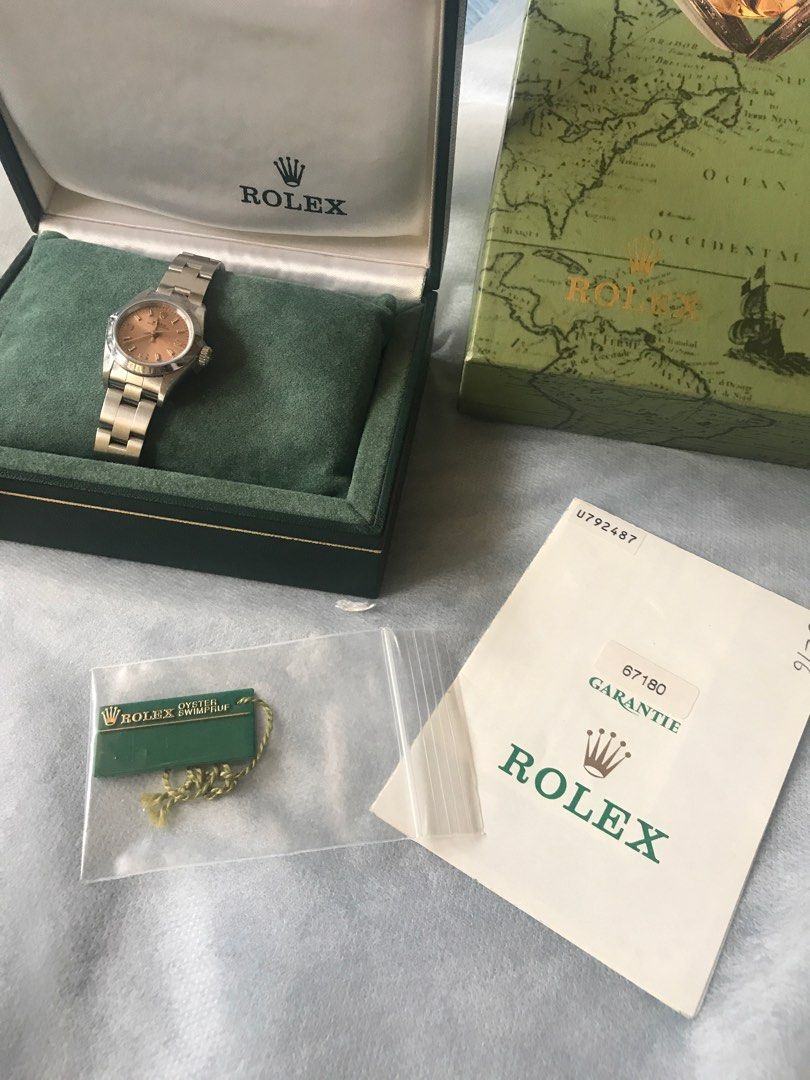 Authentic rolex complete box and papers, Luxury, Watches on Carousell