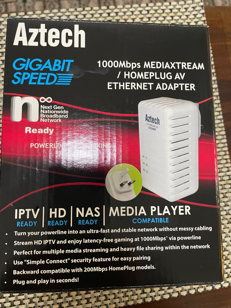 Aztech Homeplug Computers And Tech Parts And Accessories Networking On Carousell