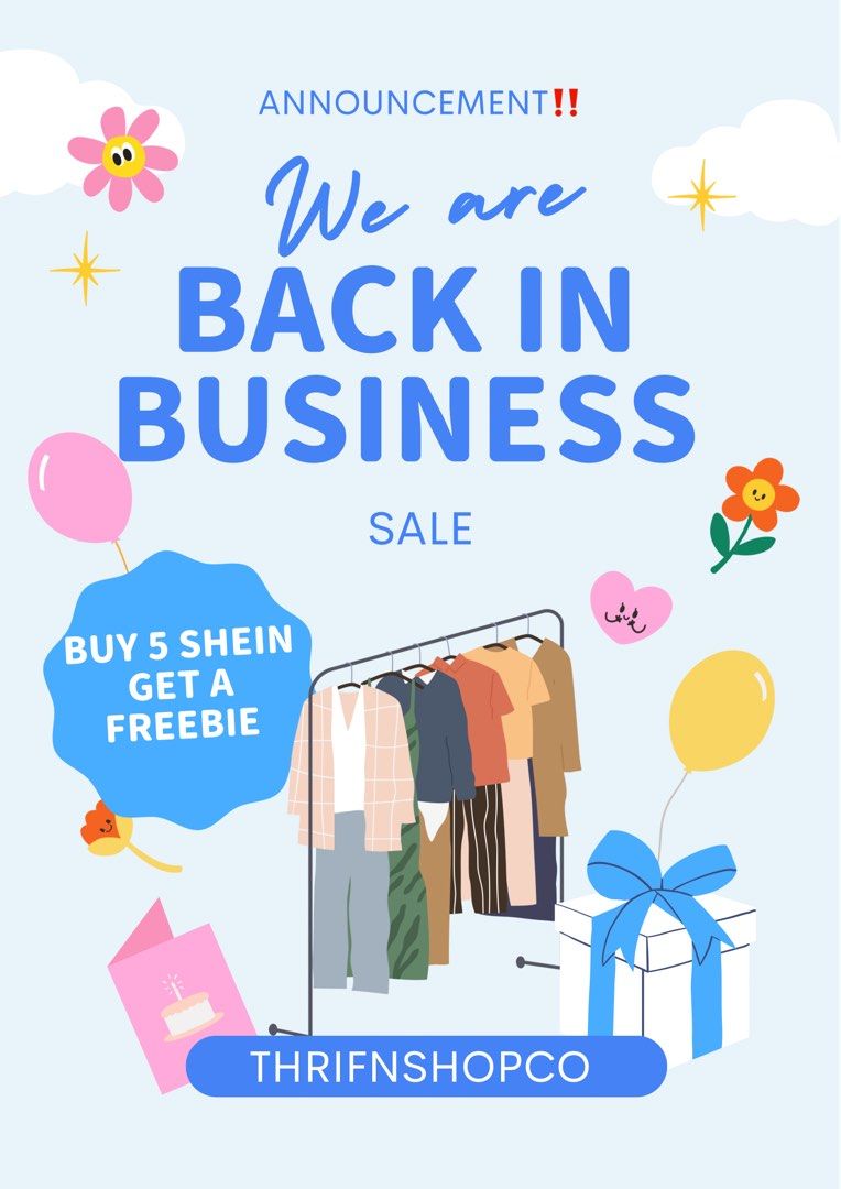 BACK IN BUSINESS WE MISS YOU! on Carousell