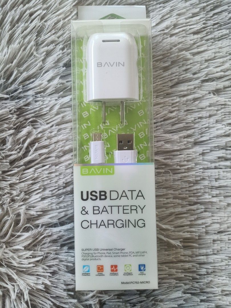 Bavin Charger 1A Micro/Type c/Lightning on Carousell