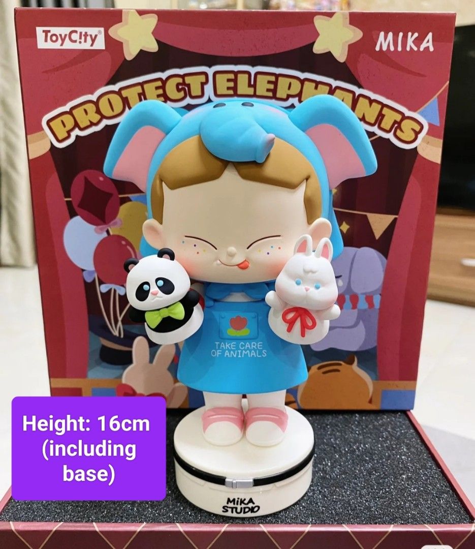 (Big Figurine) Mika Protect Elephants Limited Edition ToyCity, Hobbies ...