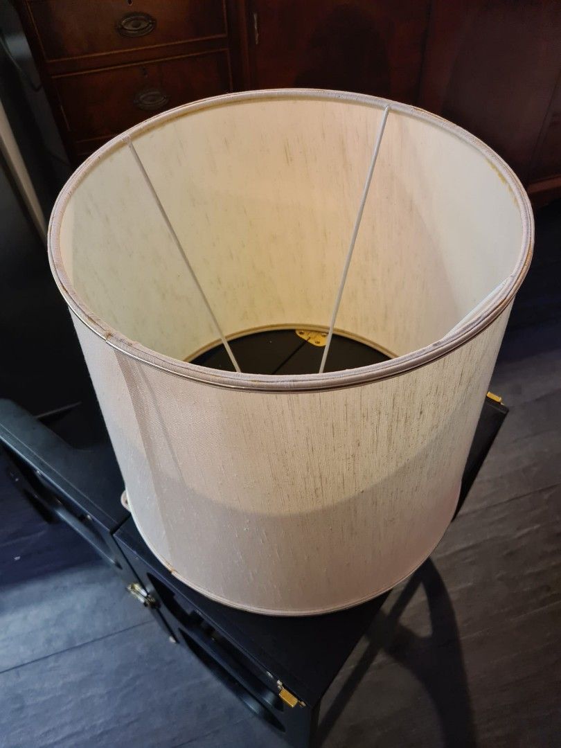 Big huge white lampshade lamp shade, Furniture & Home Living, Lighting & Fans, Lighting on Carousell