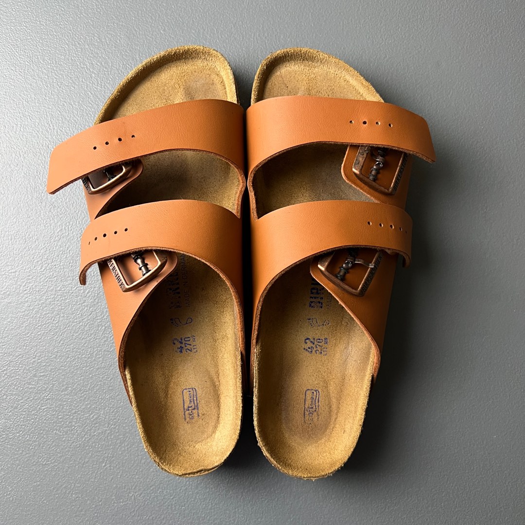 Birkenstock Arizona Ginger Brown SFB size 42 on Carousell