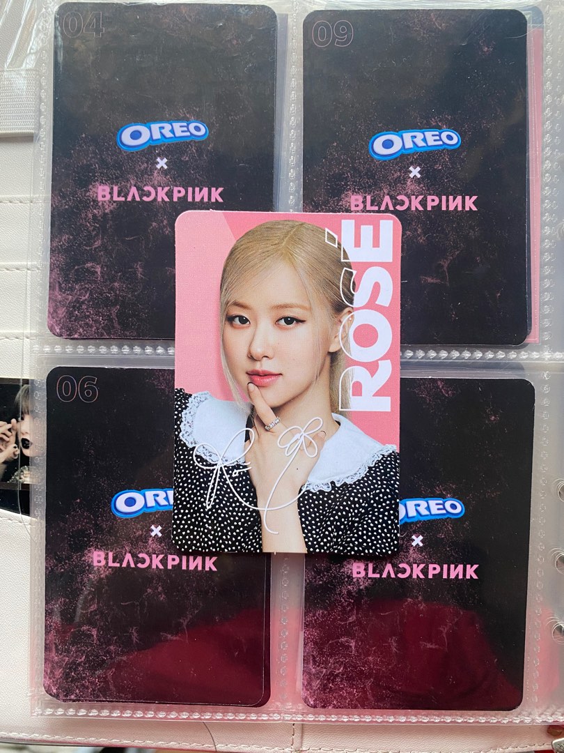 Blackpink x Oreo Rosé 09 Photocard, Hobbies & Toys, Memorabilia ...