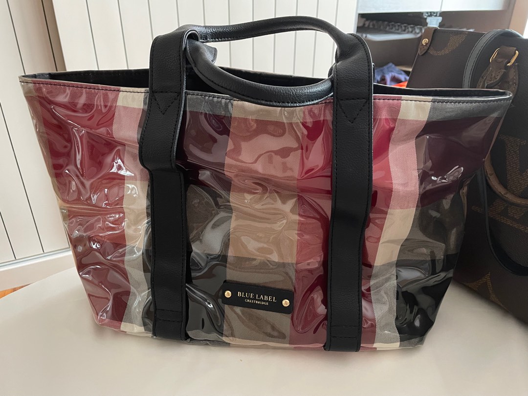 Blue label tote bag, Luxury, Bags & Wallets on Carousell