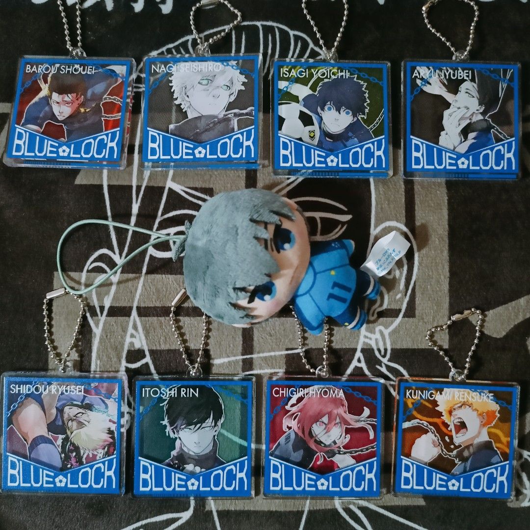 Blue Lock Small Plush & Acrylic Keychains, Hobbies & Toys, Memorabilia ...