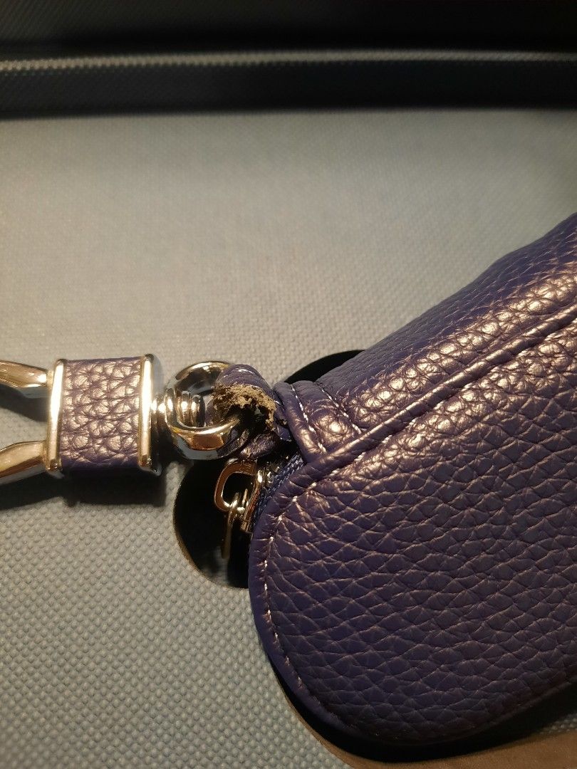 BMW leather key holder, Luxury, Bags & Wallets on Carousell