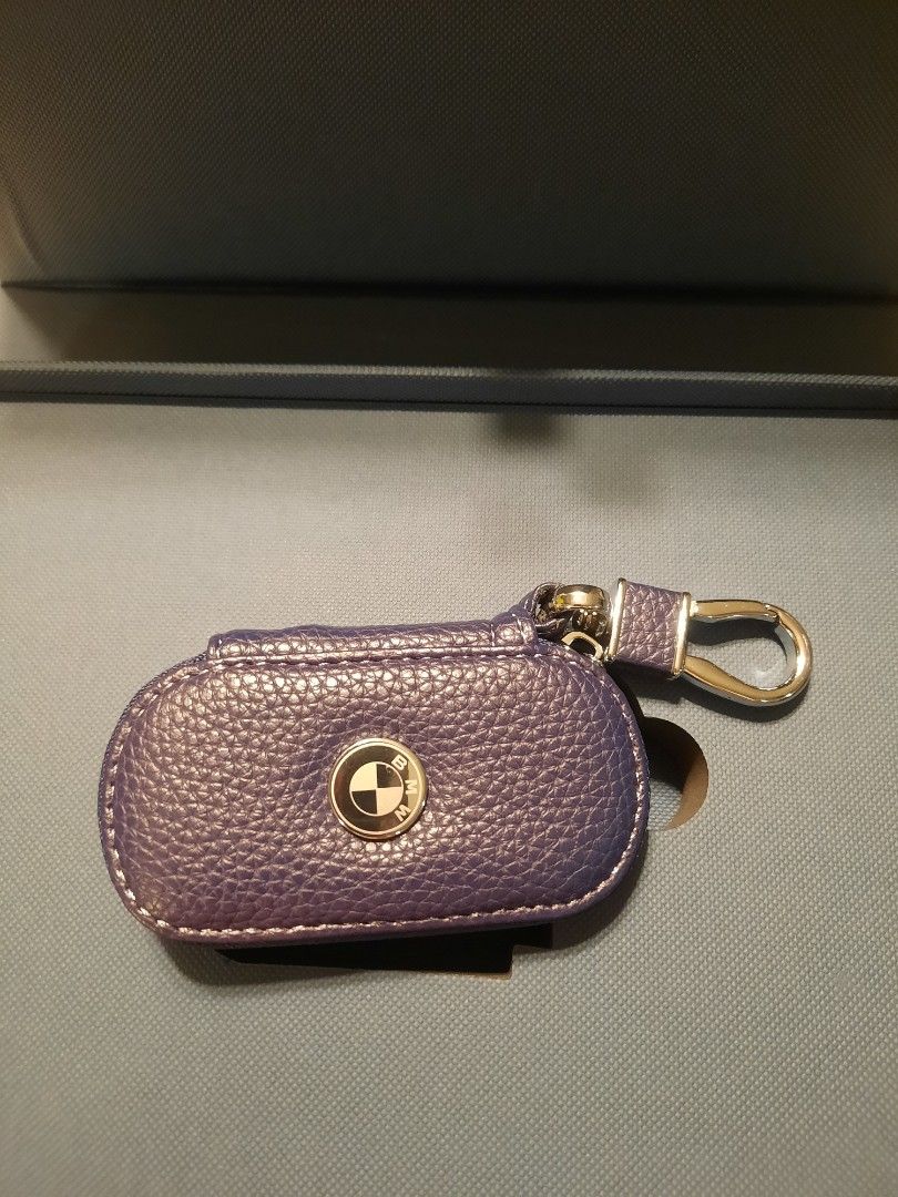 BMW leather key holder, Luxury, Bags & Wallets on Carousell
