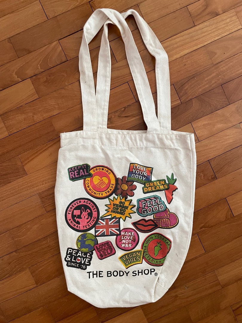 Body Shop Tote Bag, Women's Fashion, Bags & Wallets, Tote Bags on Carousell