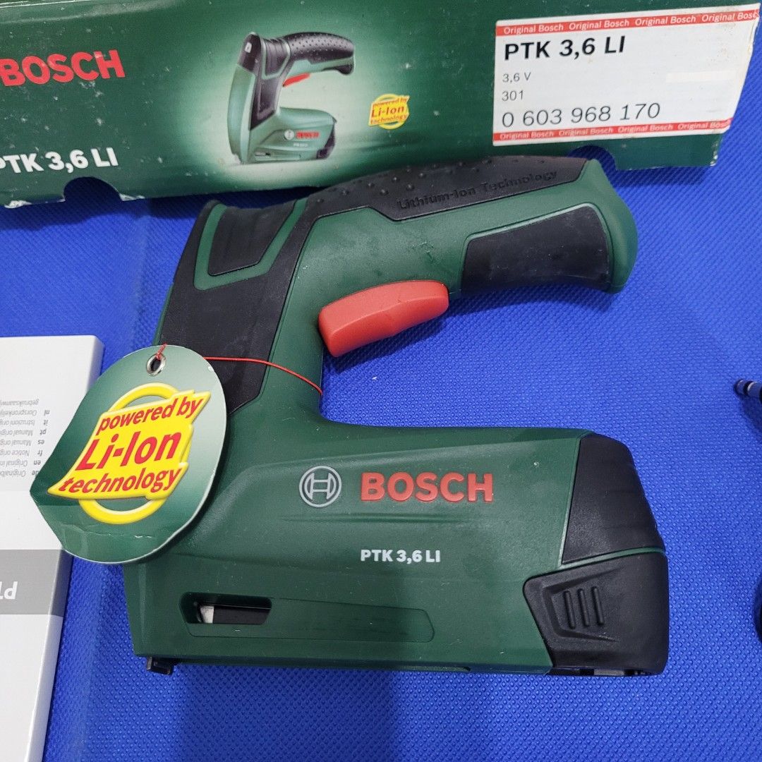 Bosch Lithium-ion cordless tacker, Hobbies & Toys, Stationery & Craft ...