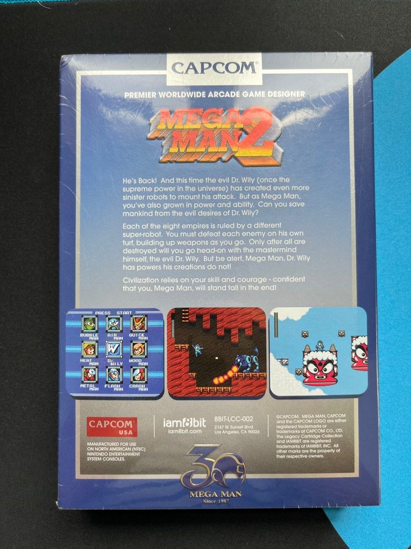 Brand new sealed - Megaman 2 aka Rockman 2 in Japan - 30 years ...