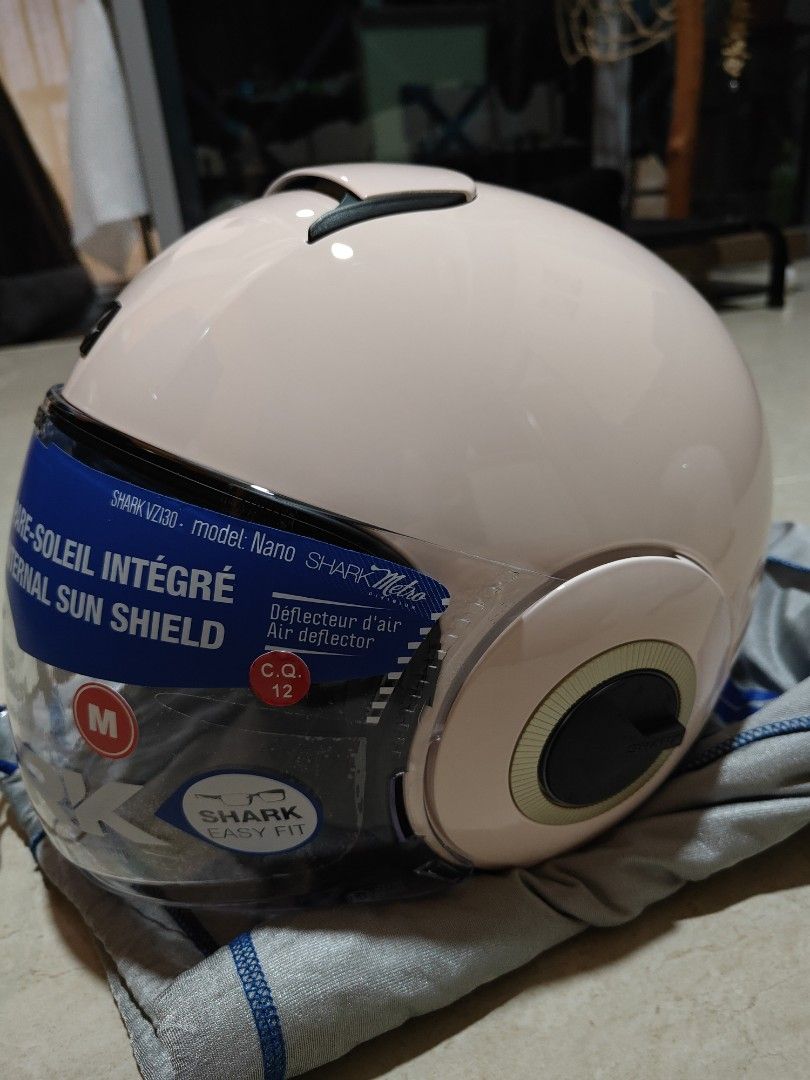 Brand New Shark Nano Blank Parme Pink Helmet, Motorcycles, Motorcycle ...
