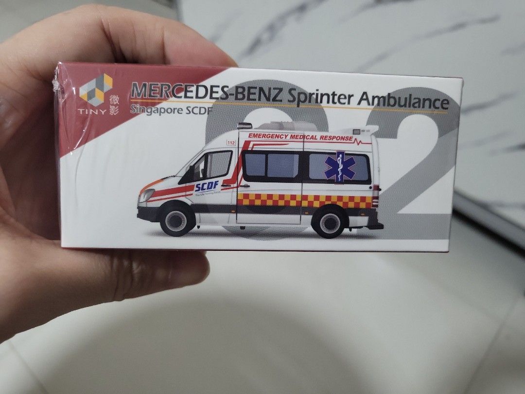 [Brand New] Singapore SCDF Ambulance by Tiny, Hobbies & Toys ...