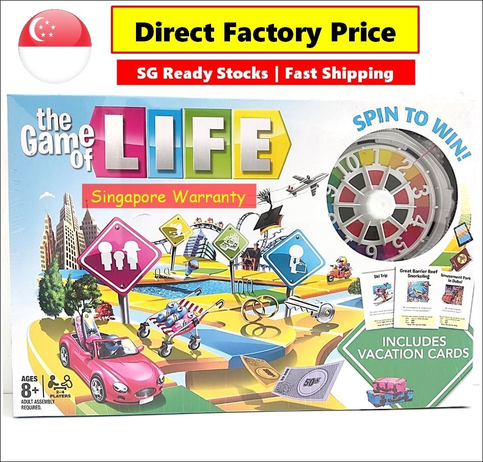(Brand New) The Game of LIFE board game / Popular Family Board Game / Gifting, Hobbies & Toys ...