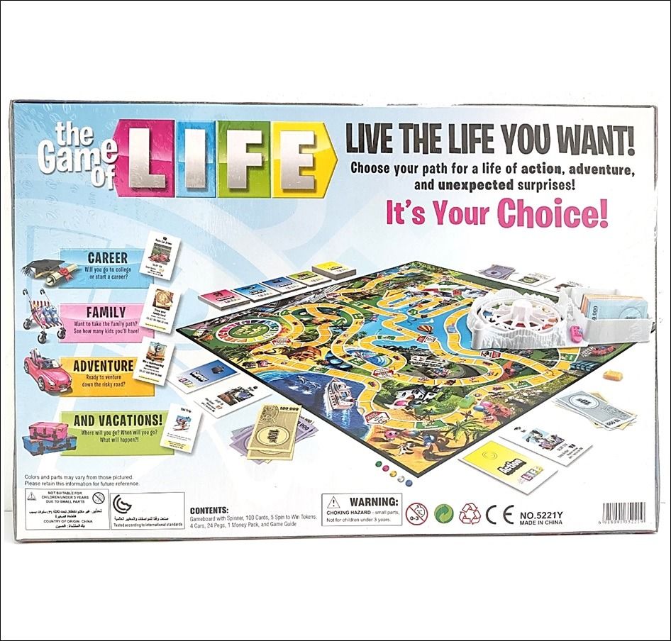 (Brand New) The Game of LIFE board game / Popular Family Board Game ...