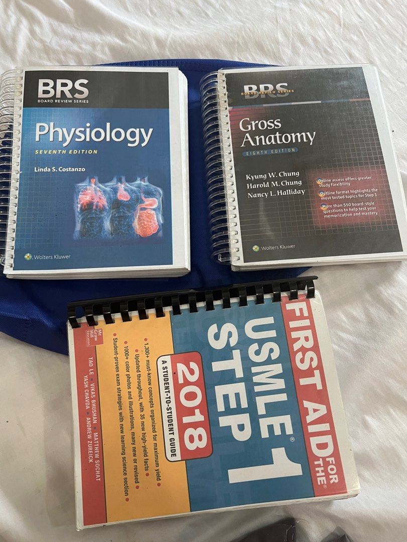 BRS ANATOMY PATHOLOGY USMLE FIRST AID REPRINTED BOOKS on Carousell