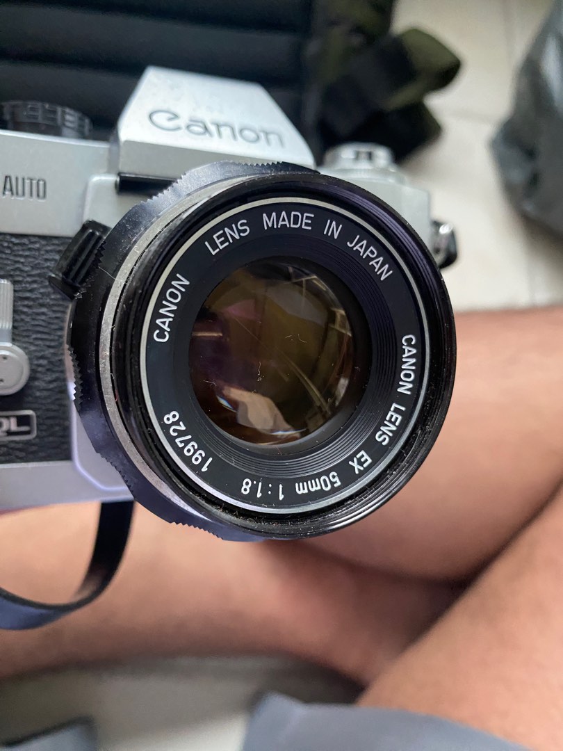 Canon Ex Auto Film Camera, Photography, Cameras on Carousell